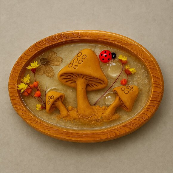 Gamut Designs | Kitchen | Vintage Mcm Mushroom Resin Soap Dish Rare ...